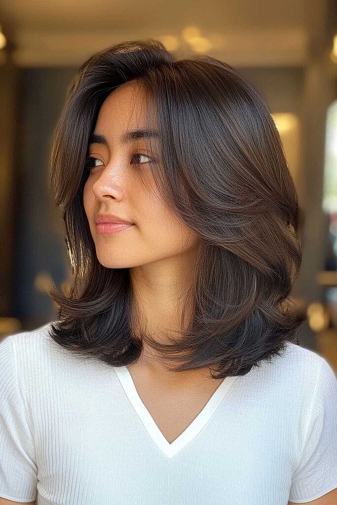 28 28 Medium Length Layered Haircuts For Volume And Style | Minglepassion